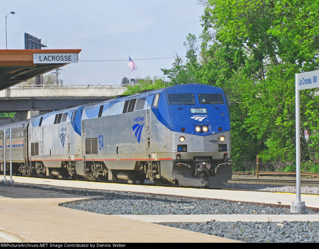 Amtrak 154, CP's Tomah Sub.